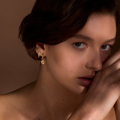 Kora Ruby Interchangeable Ear Charm in Gold – Kerry Rocks Jewellery